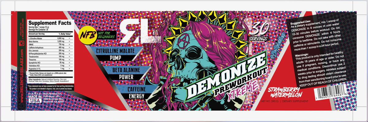 DEMONIZE PRE: *NOT FOR BEGINNERS* – www.relentlesslabz.com